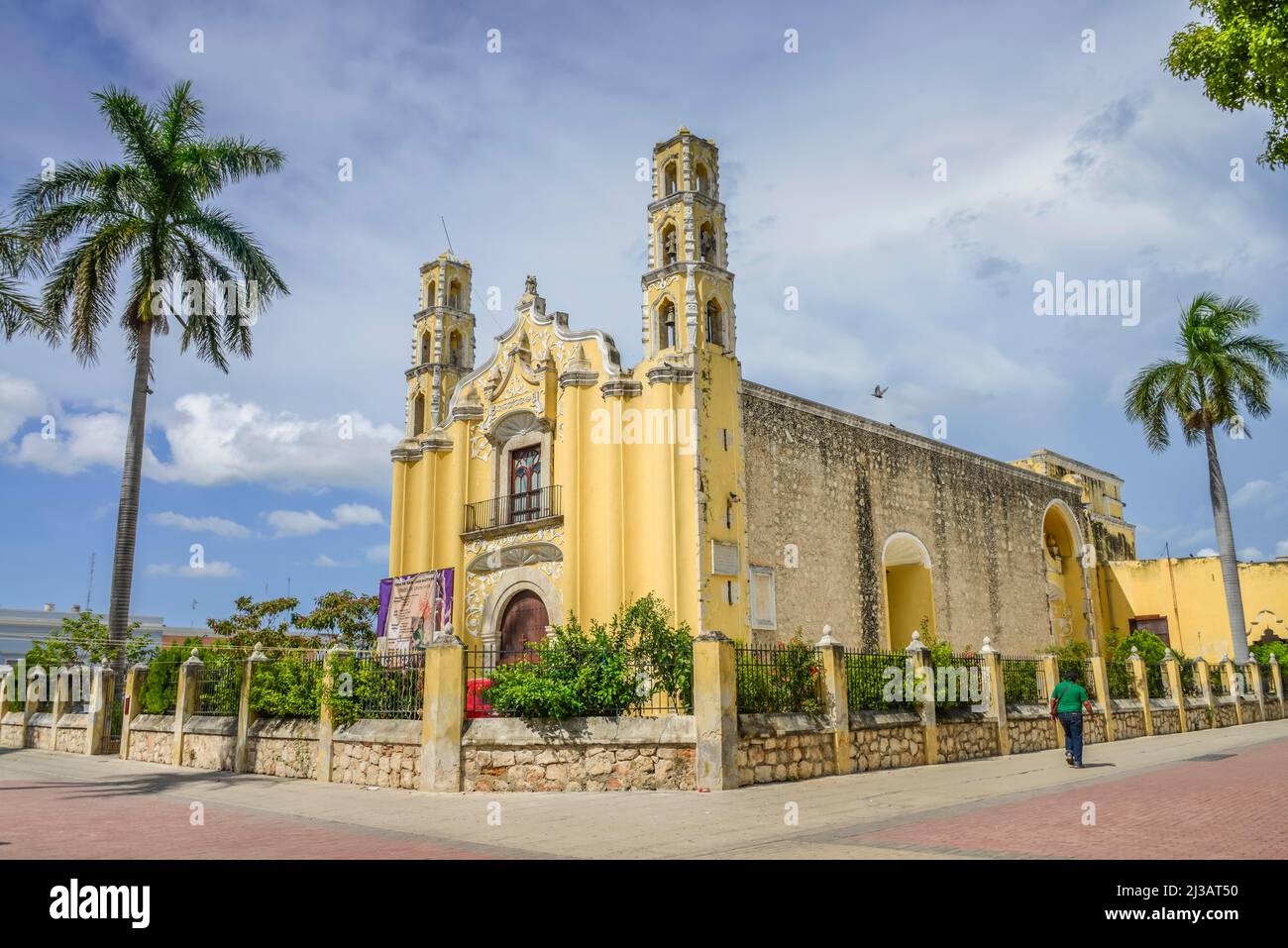 San Juan Bautista Church, Merida, Yucatan, Mexico Stock Photo - Alamy