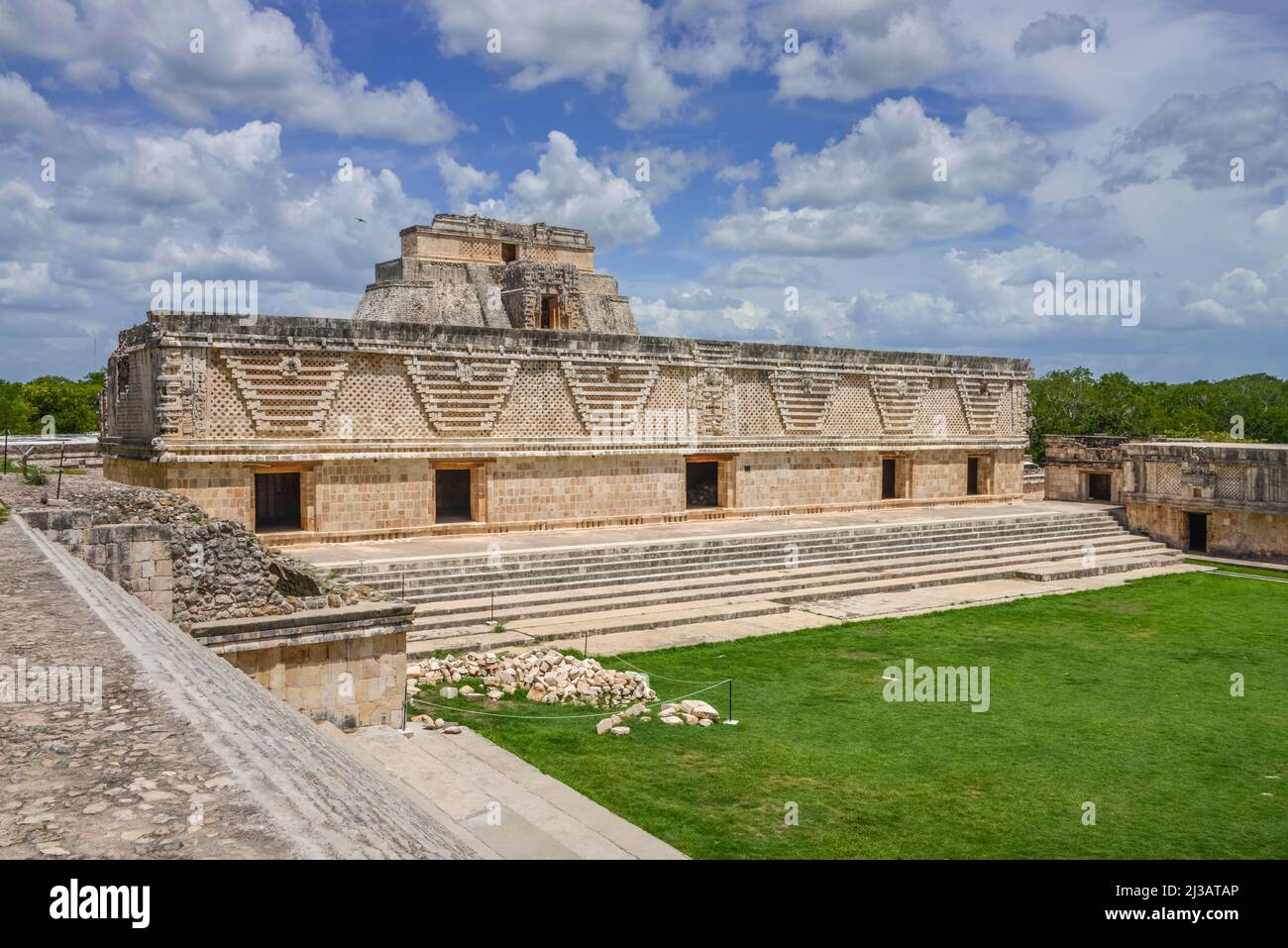 Nuns' Quadrangle (Cuadrangulo de las Monjas), Uxmal, Yucatan, Mexico ...