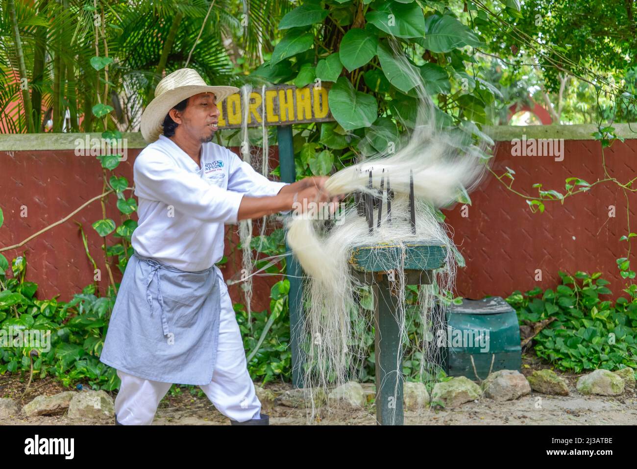 Production of sisal ropes, agriculture Museum, Production of sisal ...