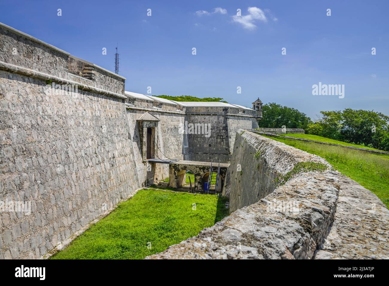 Fuerte de San Miguel, Campeche, Mexico Stock Photo - Alamy
