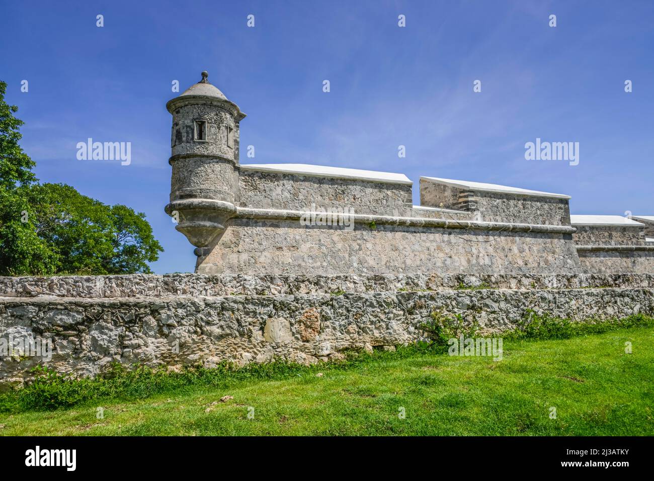 Fuerte de San Miguel, Campeche, Mexico Stock Photo - Alamy