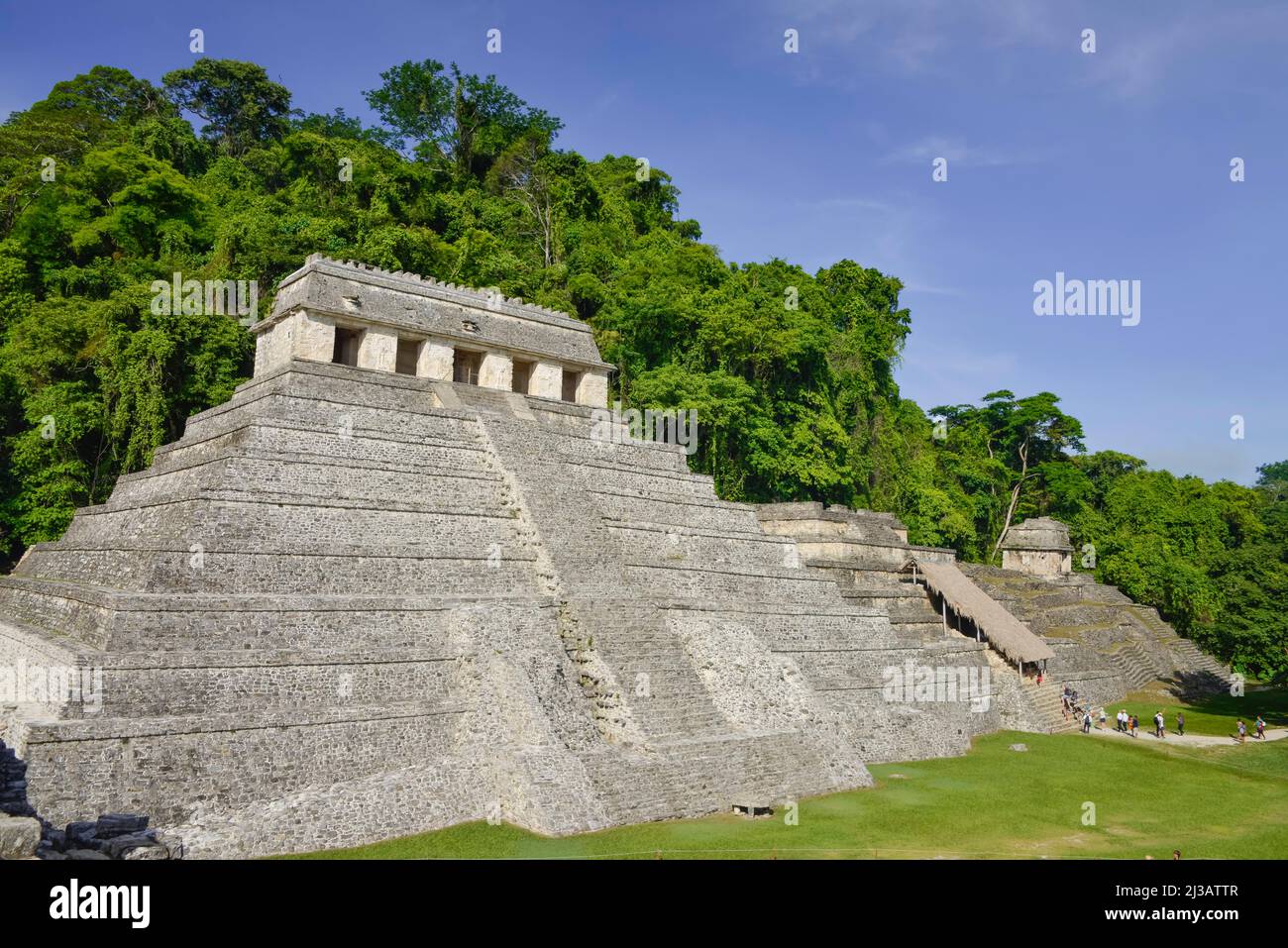 Temple of the Inscriptions (Templo de las Inscripciones), Mayan ruins ...