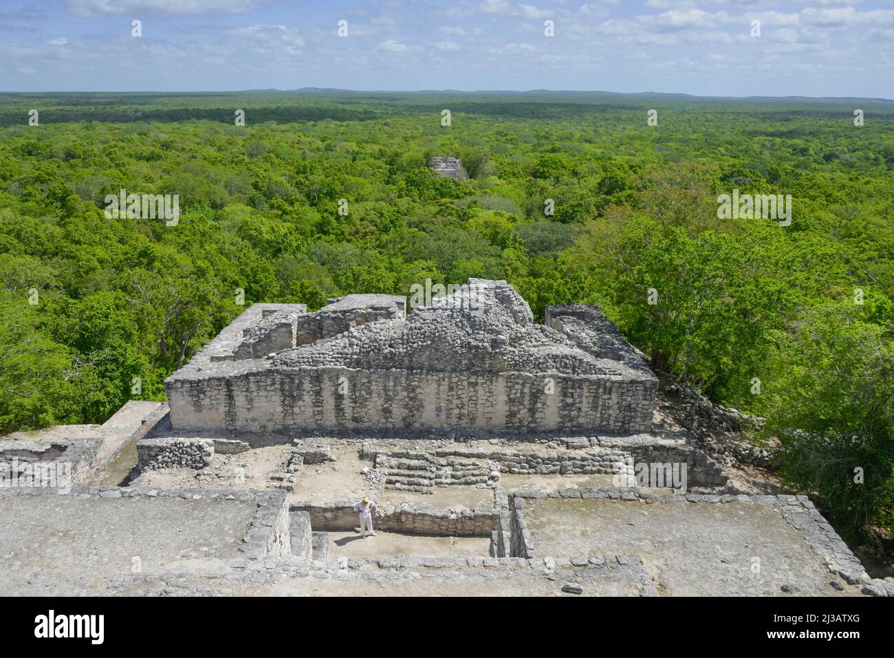 Main Pyramid Structure II, Calakmul, Campeche, Mexico Stock Photo - Alamy