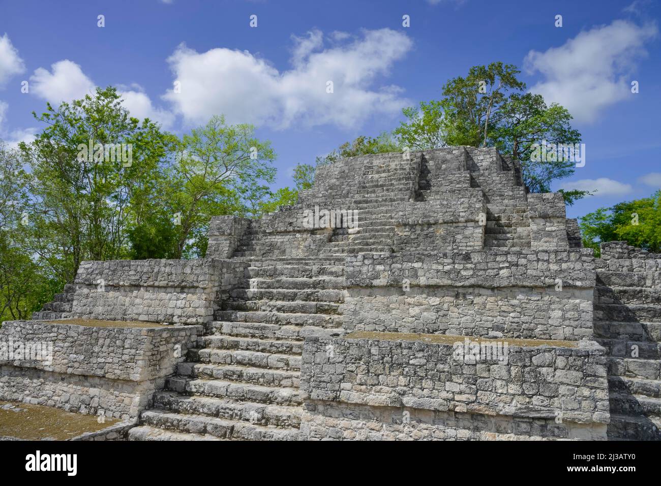 Main Pyramid Structure II, Calakmul, Campeche, Mexico Stock Photo - Alamy