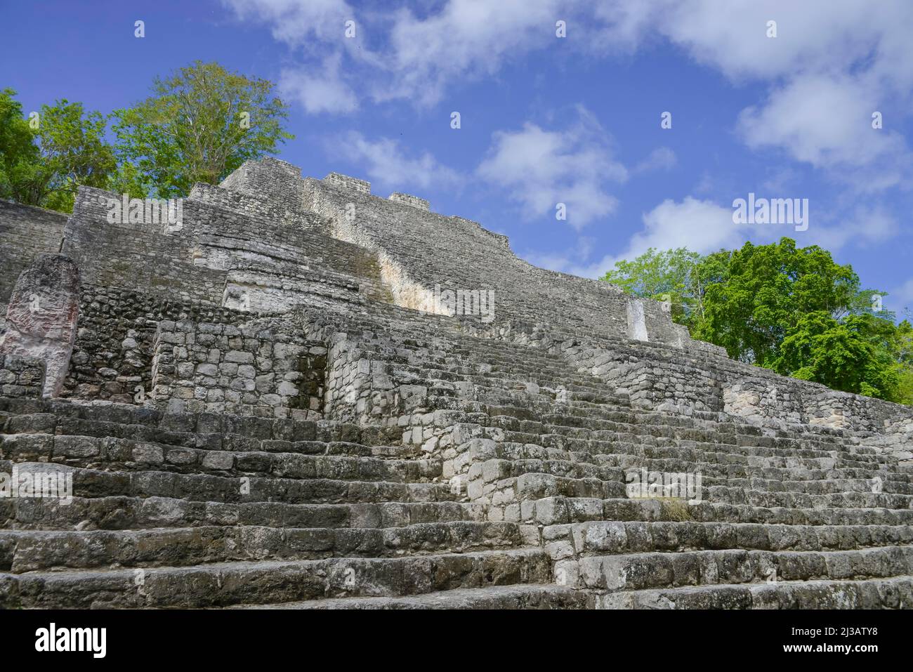 Main Pyramid Structure II, Calakmul, Campeche, Mexico Stock Photo - Alamy
