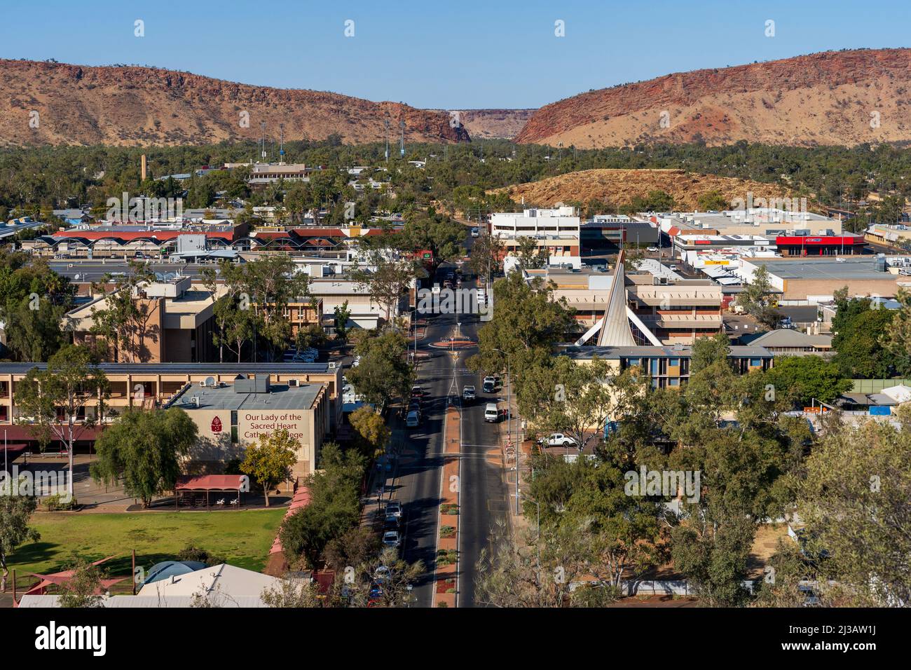 Alice Springs city centre Stock Photo - Alamy