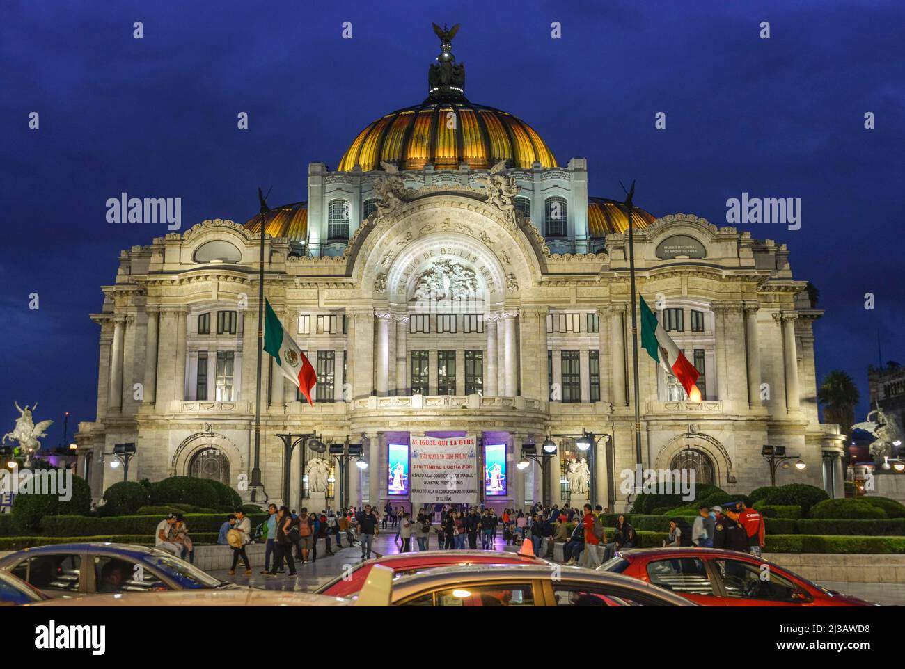 Palacio de Bellas Artes Palace of Culture, Mexico City, Mexico Stock ...