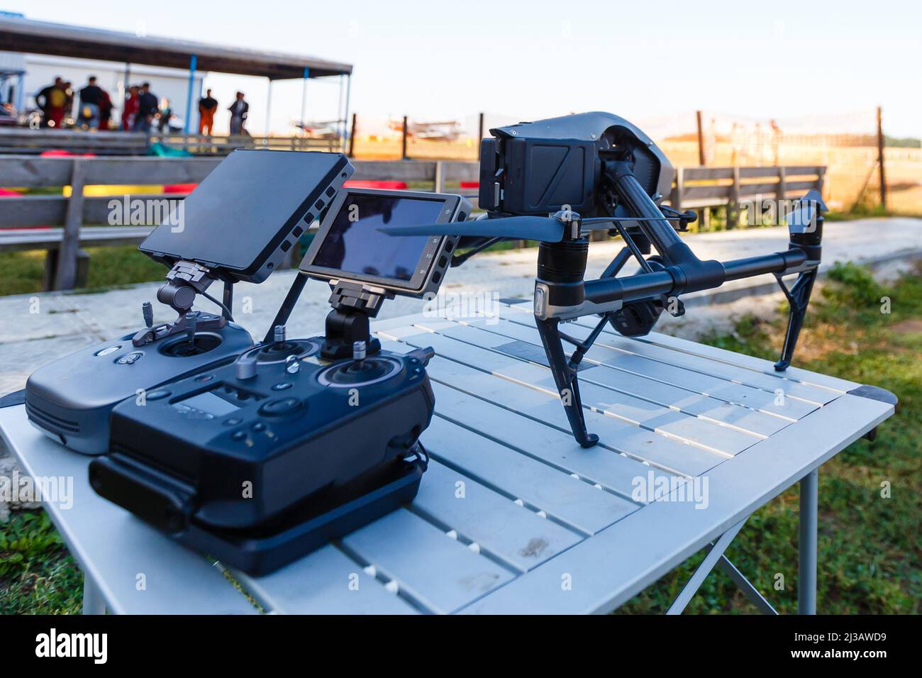 dji quadcopter, camera action products Stock Photo - Alamy