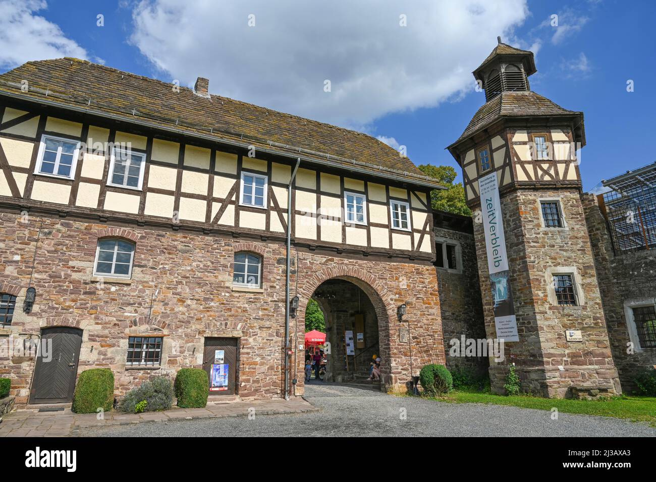 Wuelmersen moated castle, Hesse, Germany Stock Photo - Alamy