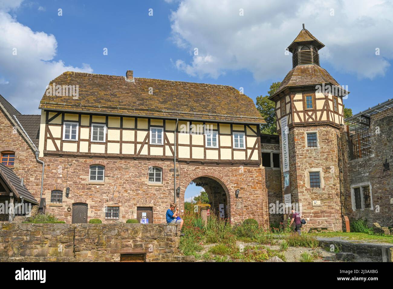Wuelmersen moated castle, Hesse, Germany Stock Photo - Alamy