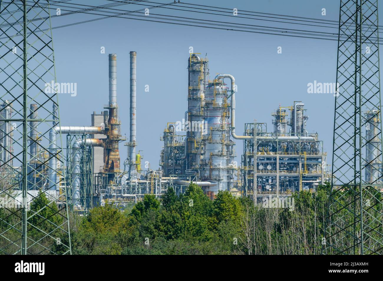 TOTAL Refinery, Leuna, Saxony-Anhalt, Germany Stock Photo - Alamy