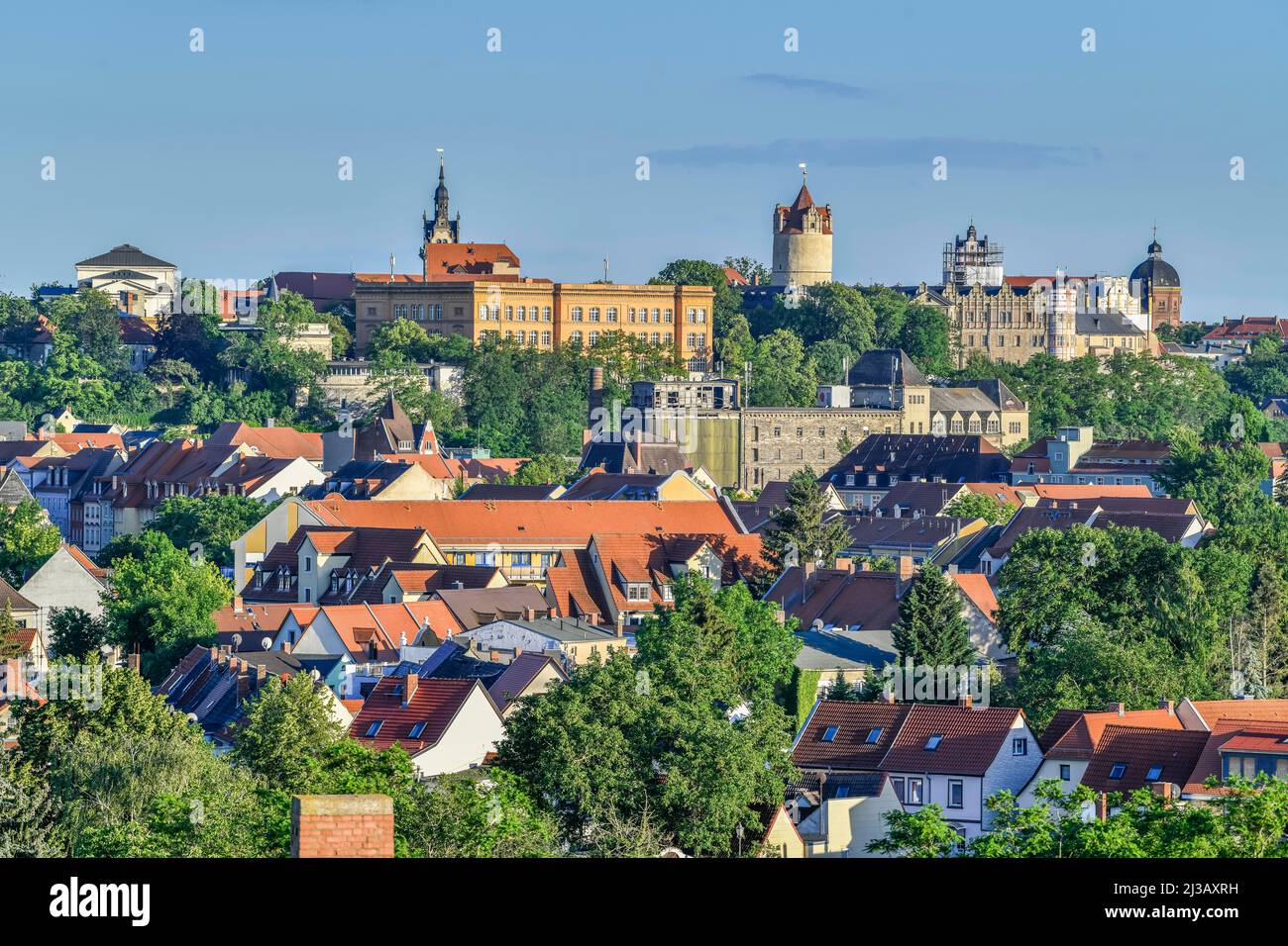 City view Bernburg, Saxony-Anhalt, Germany Stock Photo - Alamy