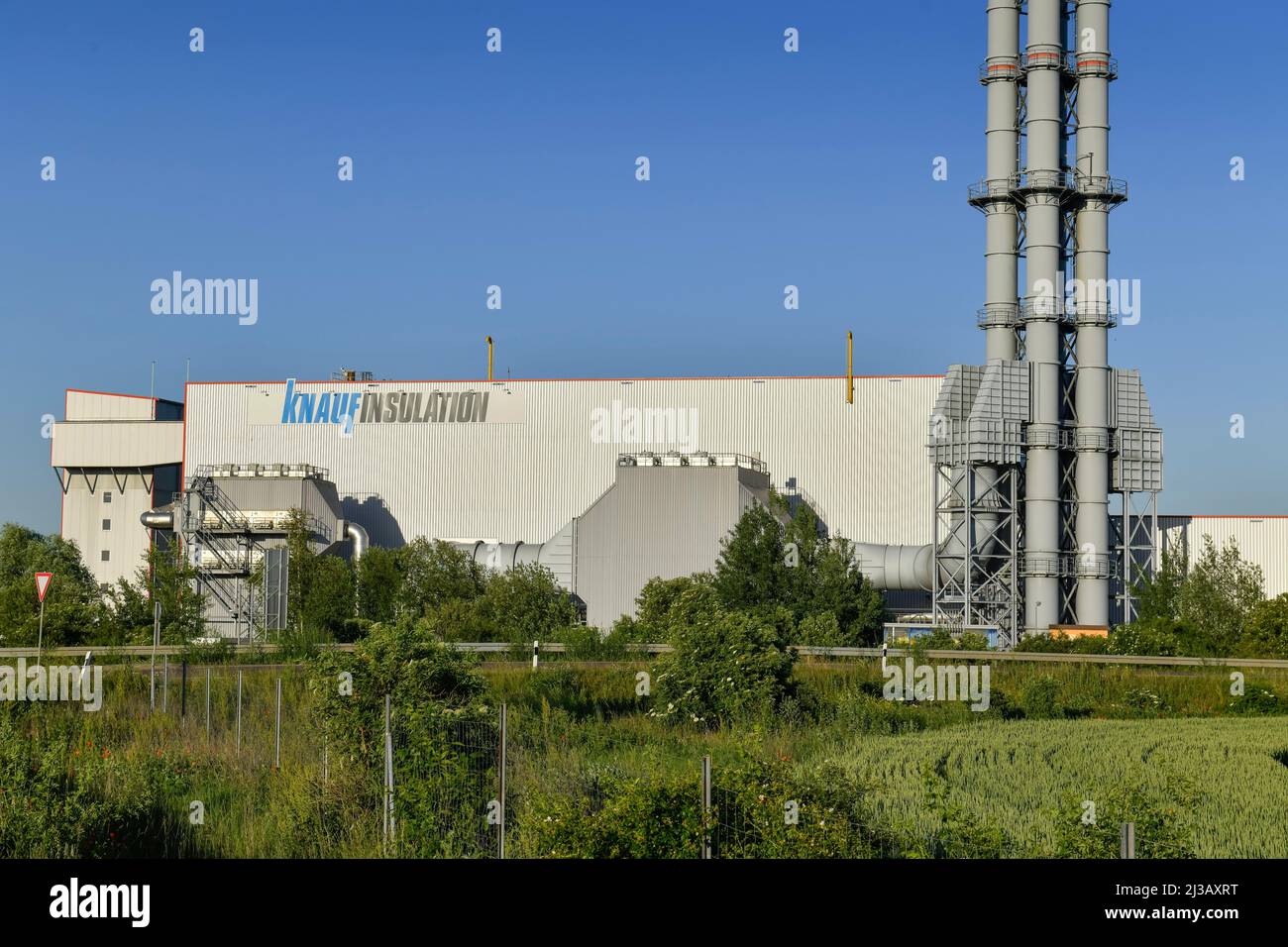Knauf Insulation, Bernburg, Saxony-Anhalt, Germany Stock Photo - Alamy