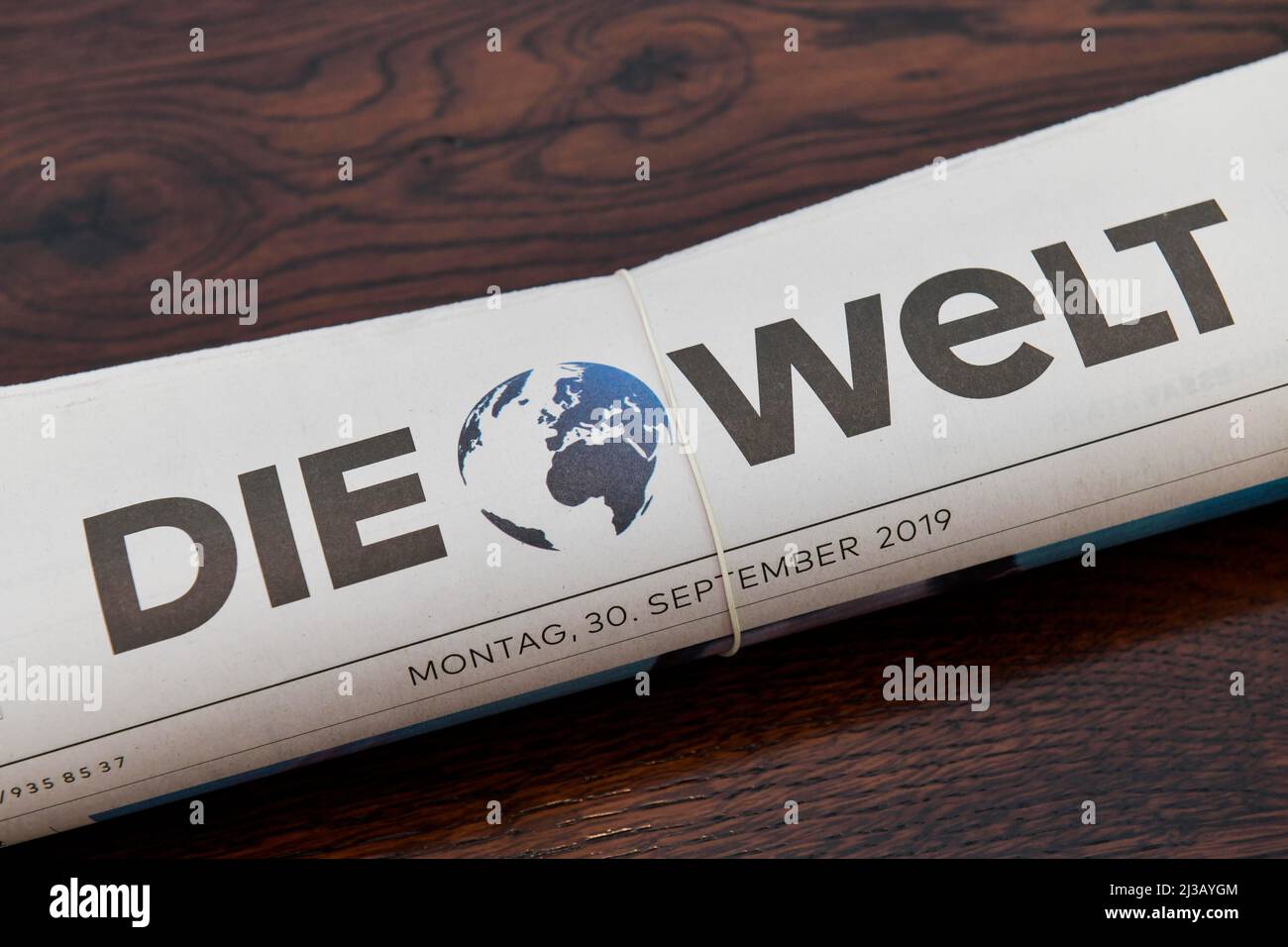 Daily newspaper Die Welt Stock Photo - Alamy