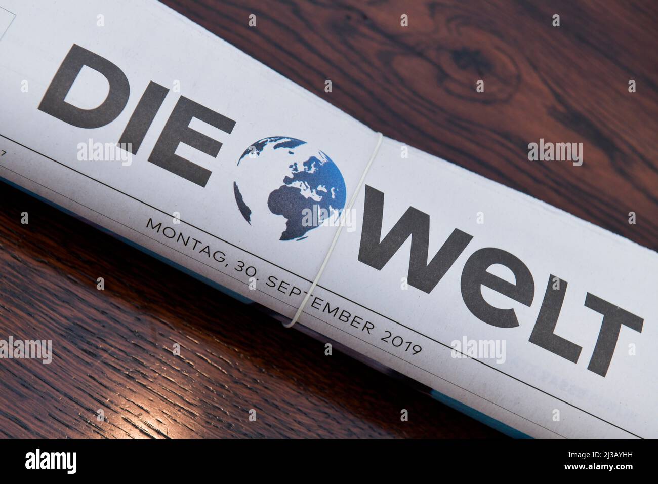 Daily newspaper Die Welt Stock Photo - Alamy