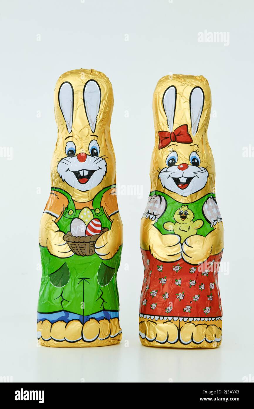 Chocolate Easter Bunnies Talking To Each Other at Leslie Perry blog