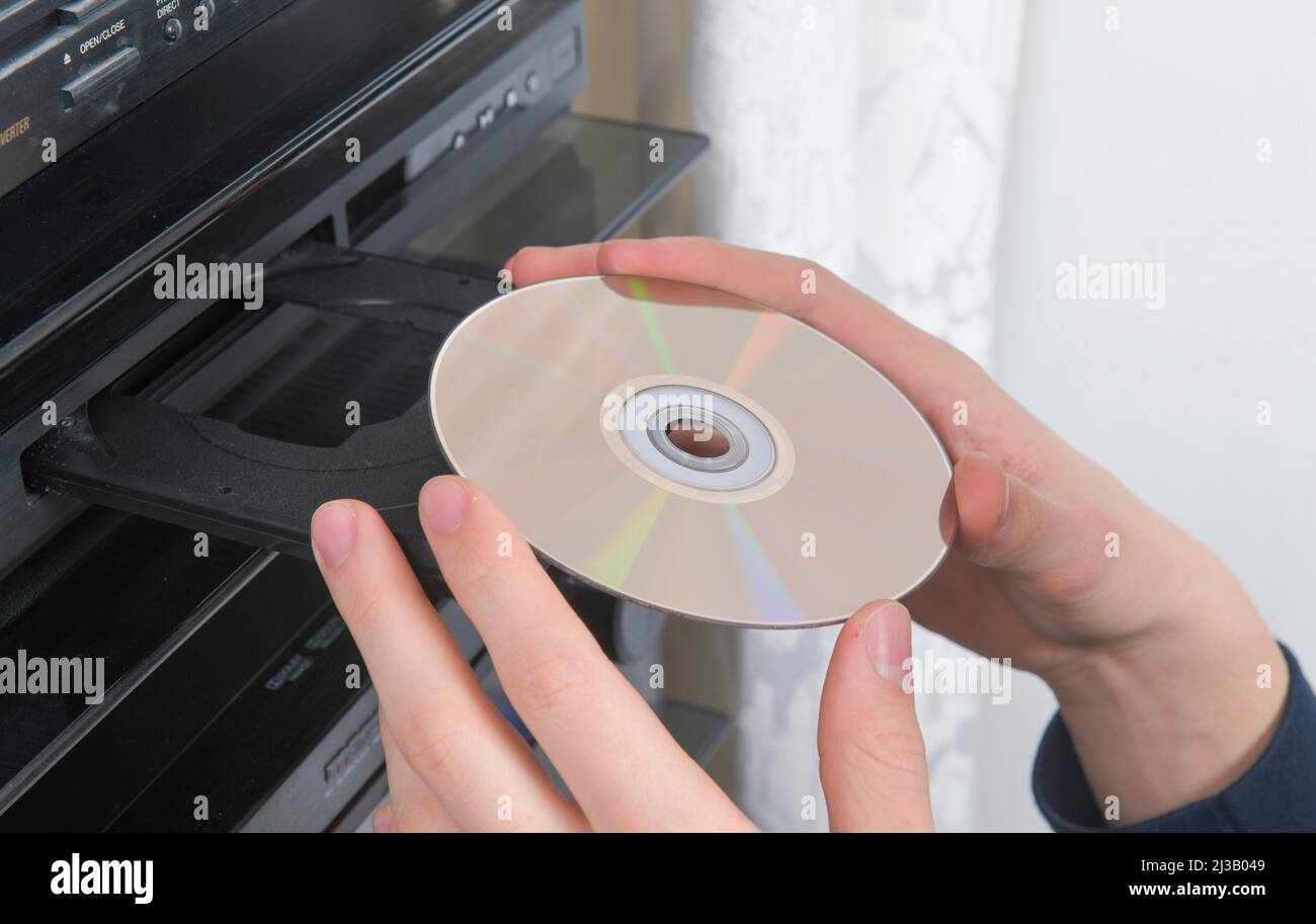 CD player, CD, music, DVD, DVD player, symbol photo Stock Photo - Alamy