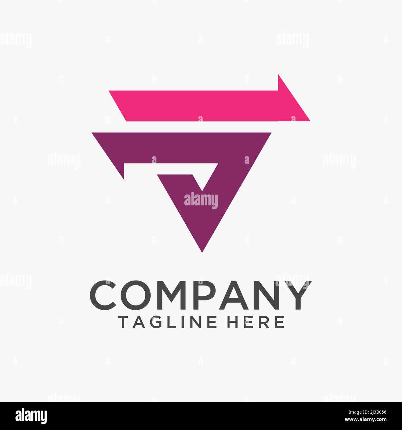 Letter G triangle logo design Stock Vector Image & Art - Alamy