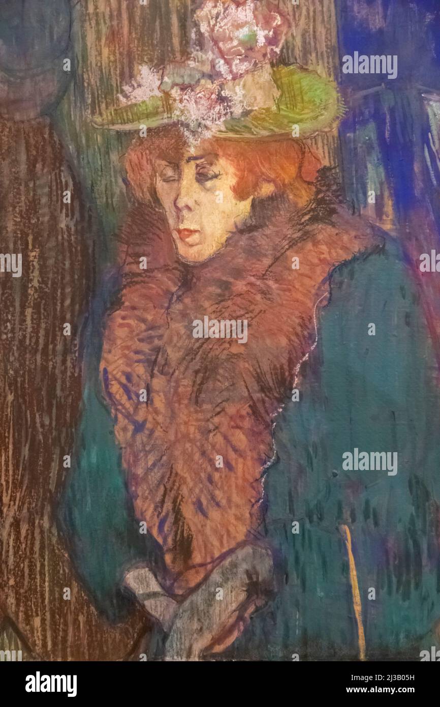 England, London, Somerset House, The Courtauld Gallery, Painting titled ...