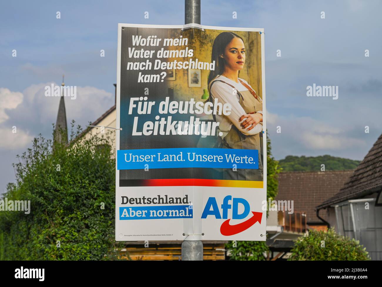 Election poster, AfD, Bundestag election 2021, Germany Stock Photo - Alamy