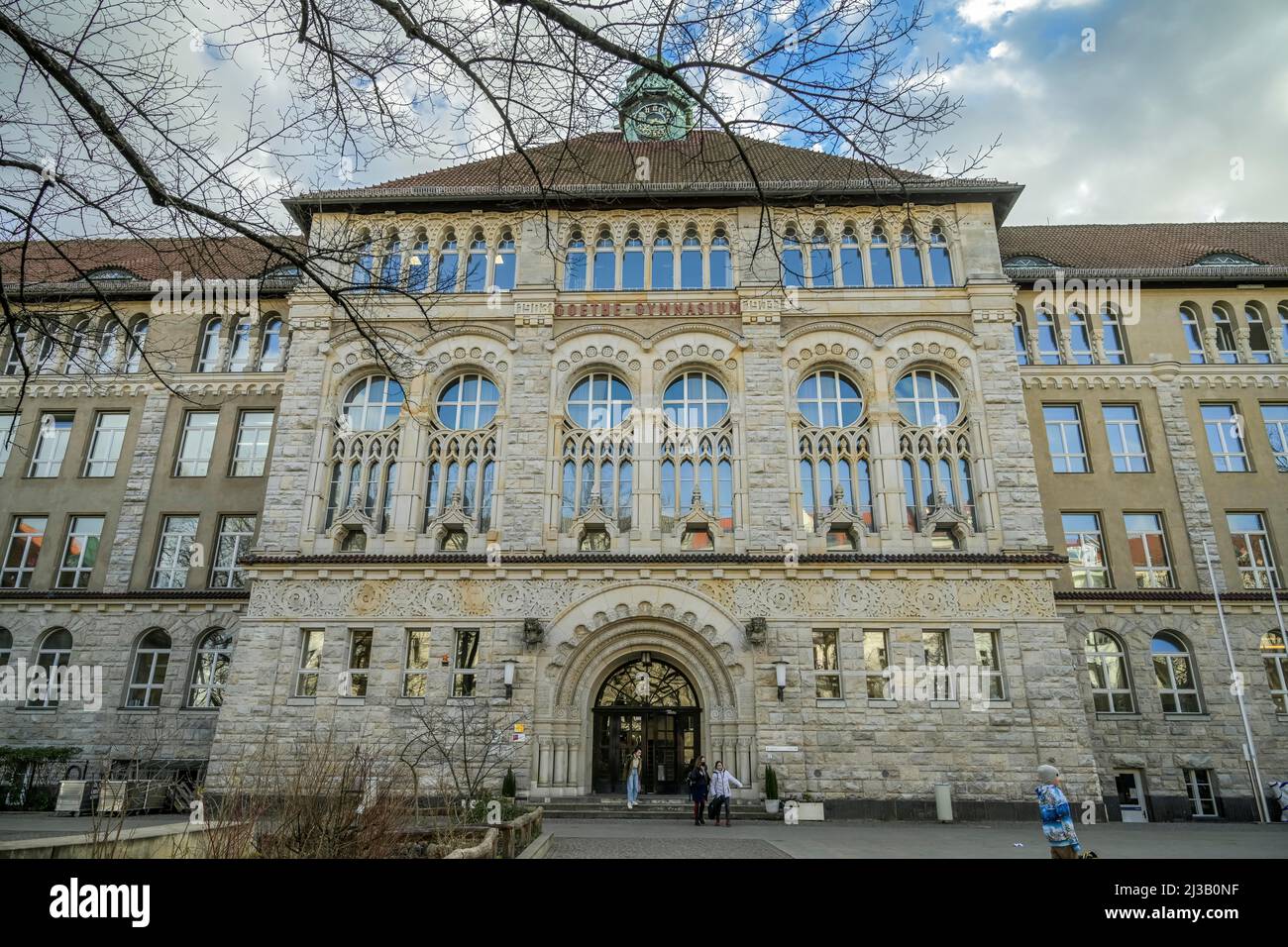 Goethe Gymnasium, Gasteiner Strasse, Wilmersdorf, Berlin, Germany Stock ...