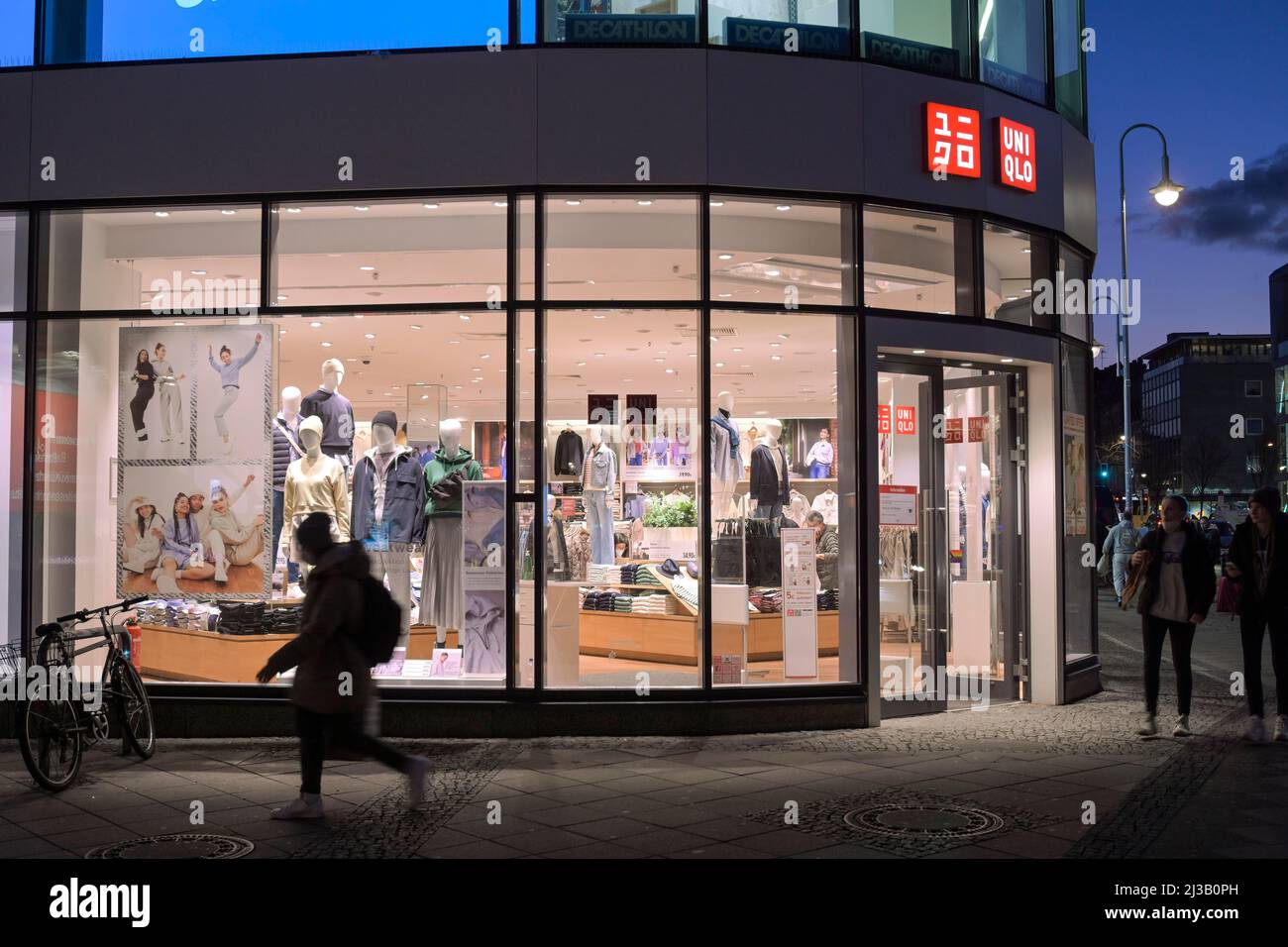 Uniqlo Decathlon, Schlossstrasse, Steglitz, Berlin, Germany Stock Photo ...