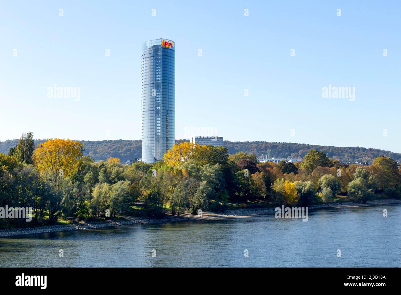 Post Tower, headquarters of Deutsche Post AG and the parcel service DHL ...