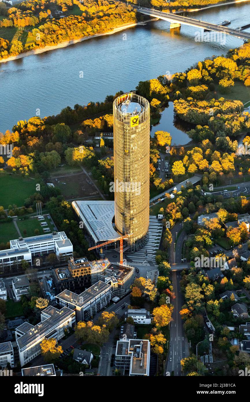 Post Tower, headquarters of Deutsche Post AG and the parcel service DHL ...