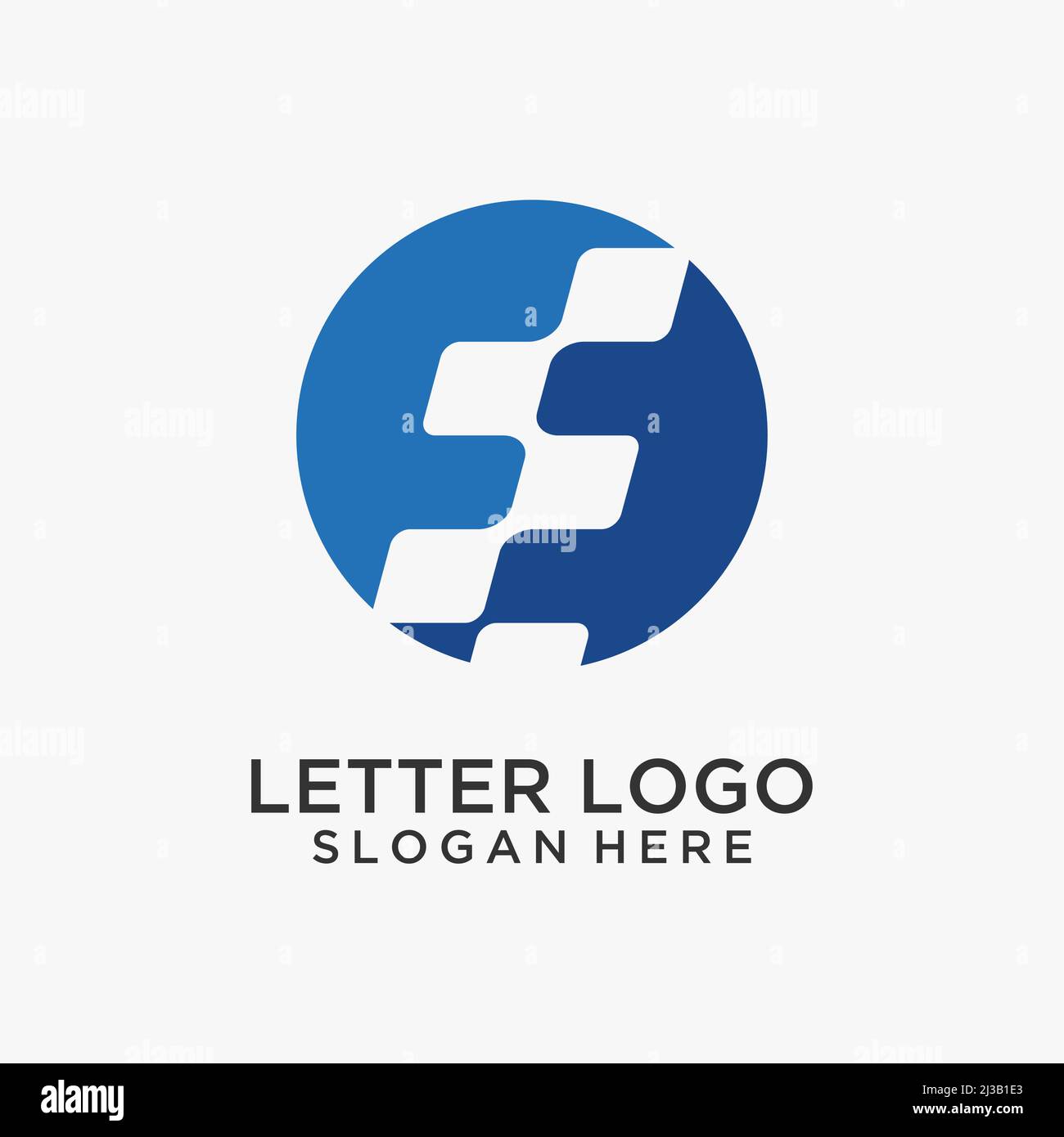 Letter E digital logo design Stock Vector Image & Art - Alamy