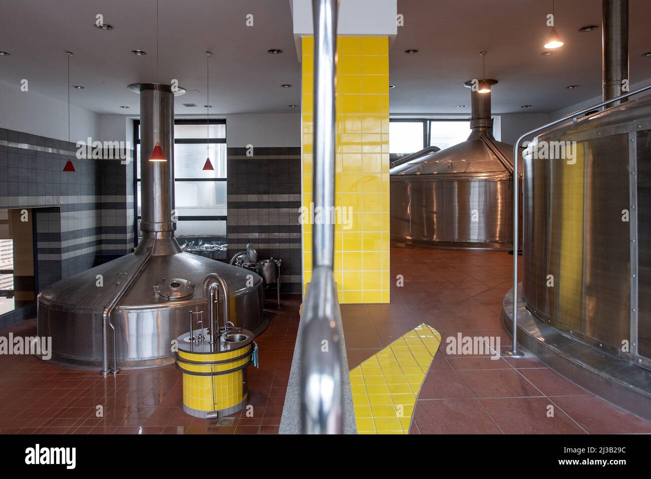 Nachod, Czech Republic. 06th Apr, 2022. The Primator brewery in Nachod ...