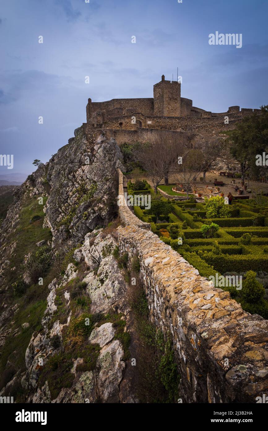 Marvao Castle, in a small picturesque village in Alentejo, Portugal Stock Photo - Alamy