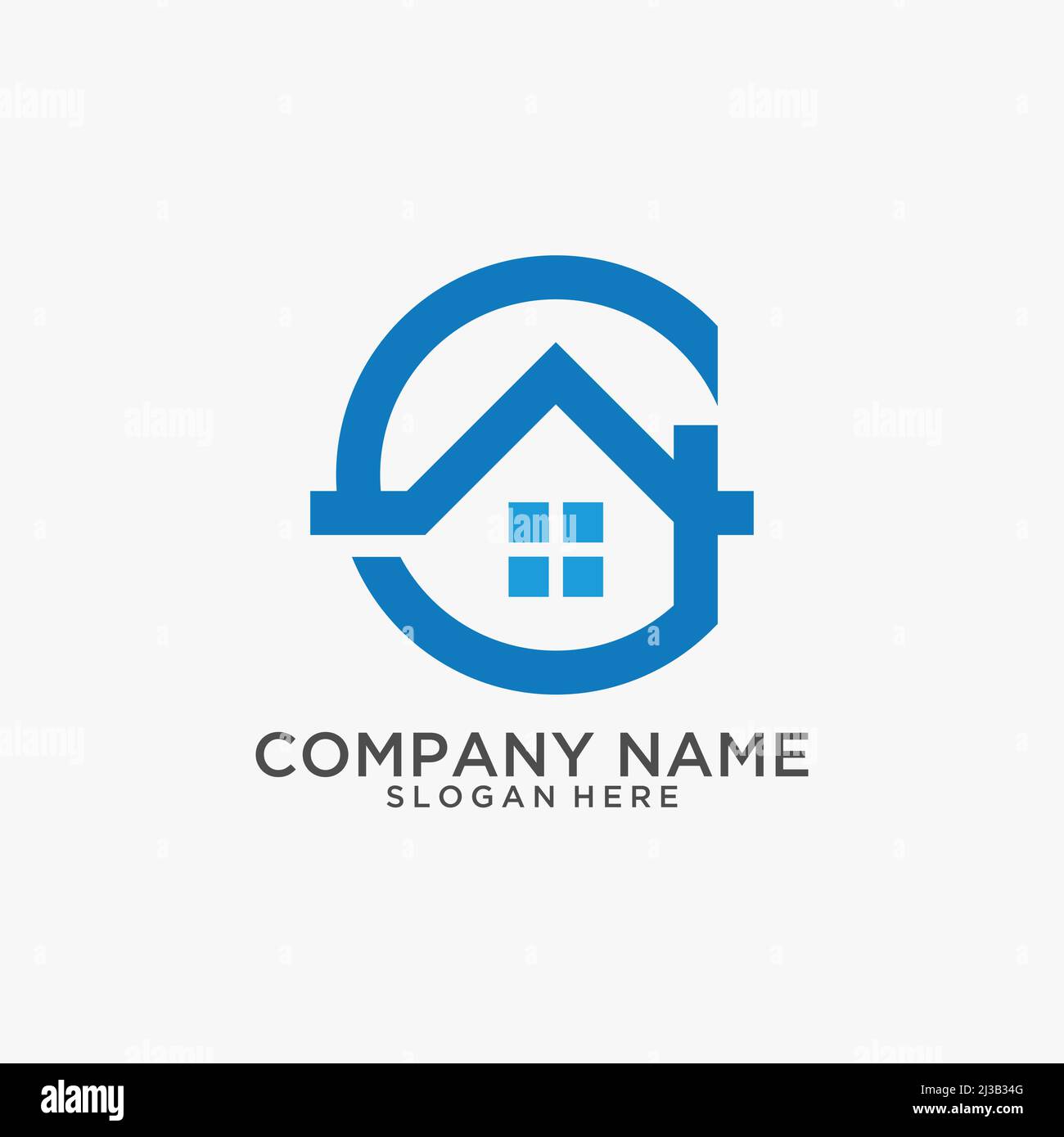 Letter G house logo design Stock Vector Image & Art - Alamy