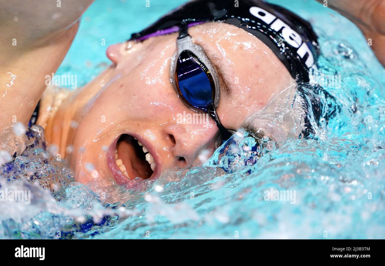 Loughborough University's Emily Clarke in action during the Women's ...