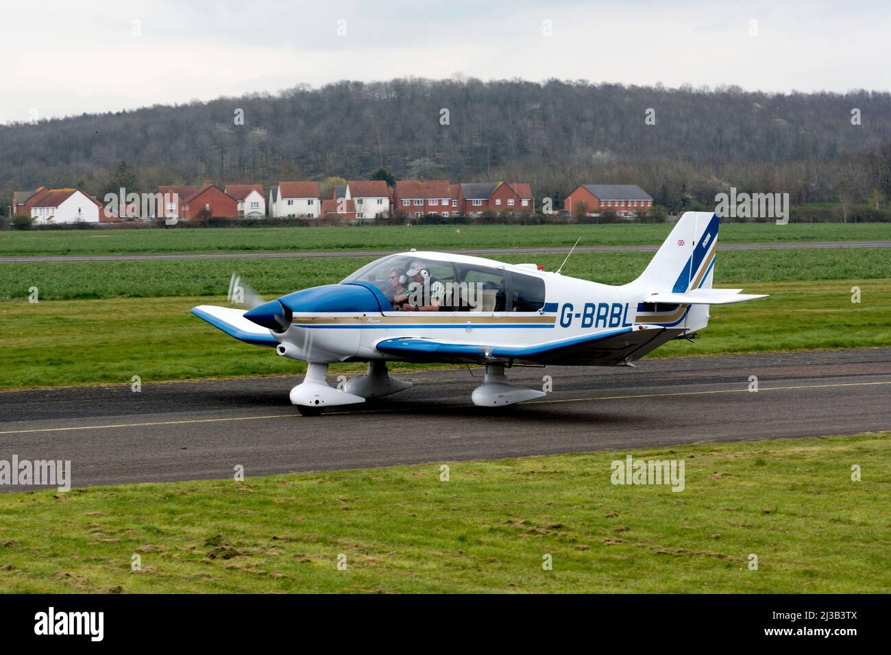 Robin DR400/180 Regent (G-BRBL) at Wellesbourne Airfield, Warwickshire ...