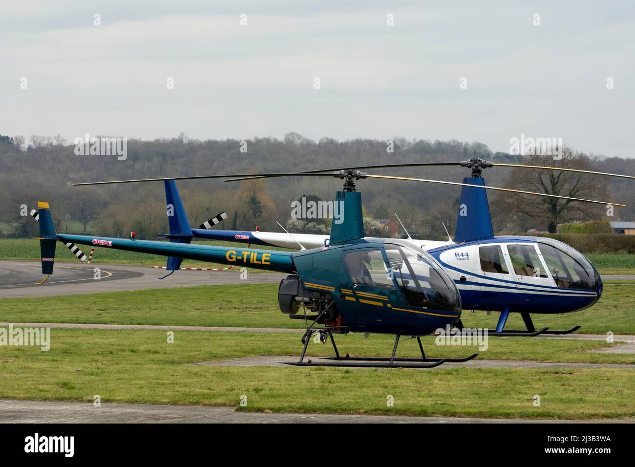 Robinson R22 Beta (G-TILE) and Robinson R44 Raven II (G-ORBK ...