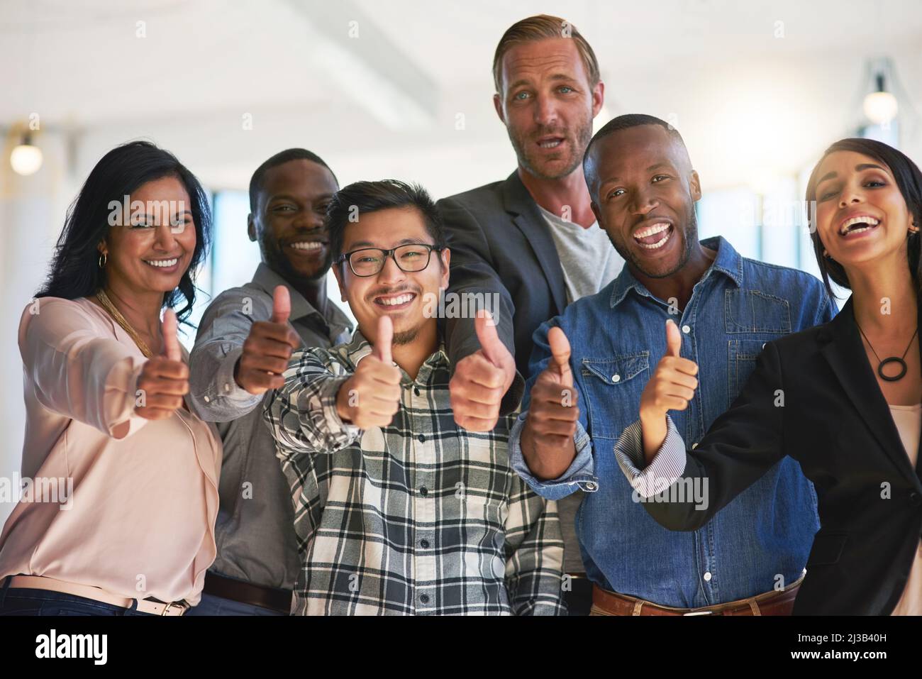 Feeling positive about their career choice. Portrait of a group of ...