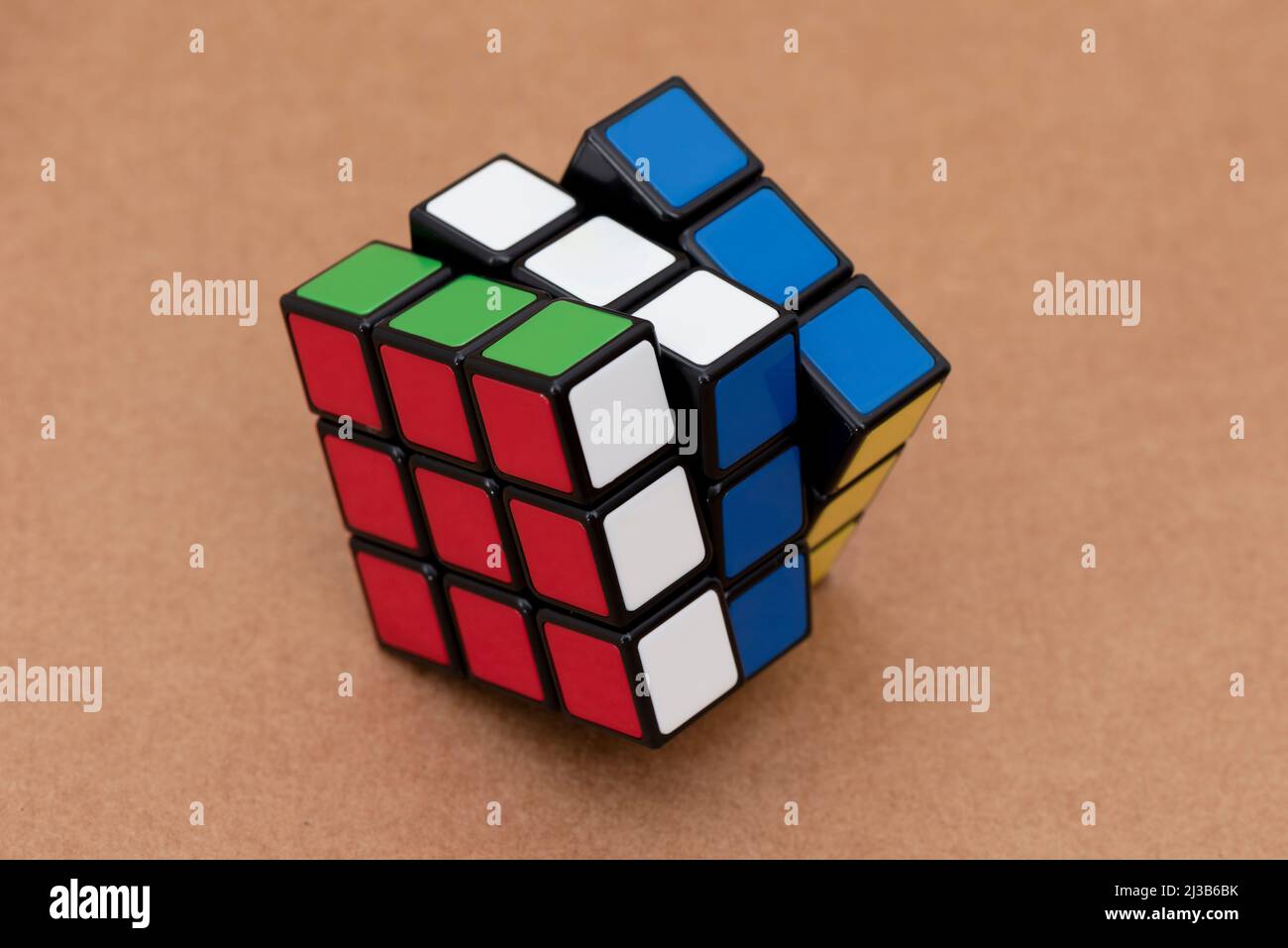 ISTANBUL - TURKEY - DECEMBER 21, 2020: Rubik's cube on the craft ...