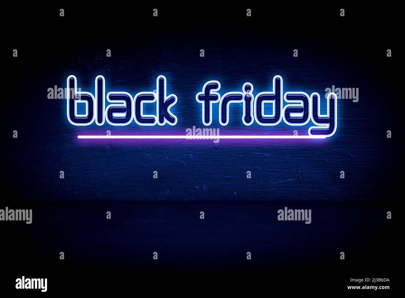 Black friday neon glowing sign hi-res stock photography and images - Alamy