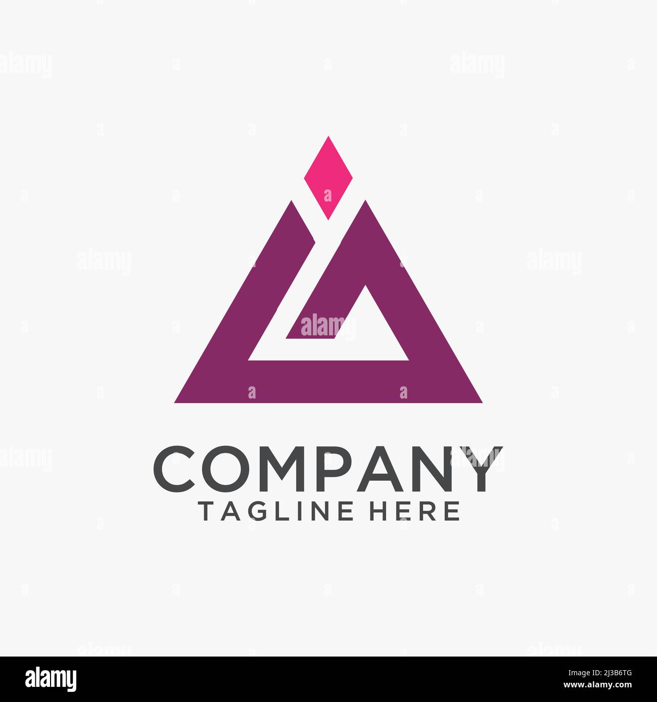 IG letter triangle logo design Stock Vector Image & Art - Alamy