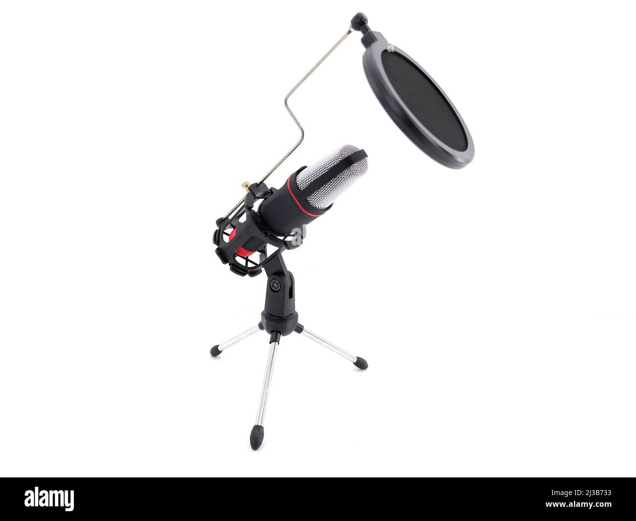 on a tripod with a filter. Isolated on a white background Stock Photo ...