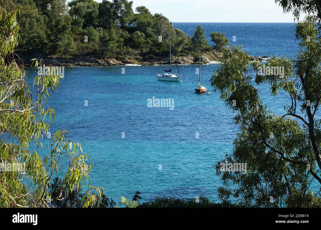 La Fossette beach in Lavandou Stock Photo - Alamy