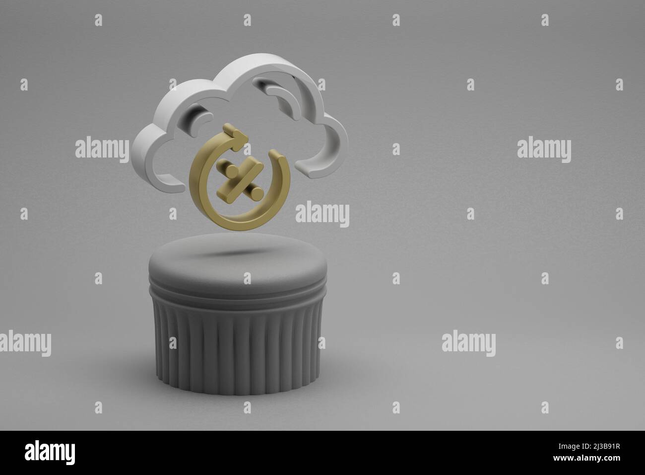 Beautiful abstract illustrations Cloud Server Uptime symbol icons on a ...