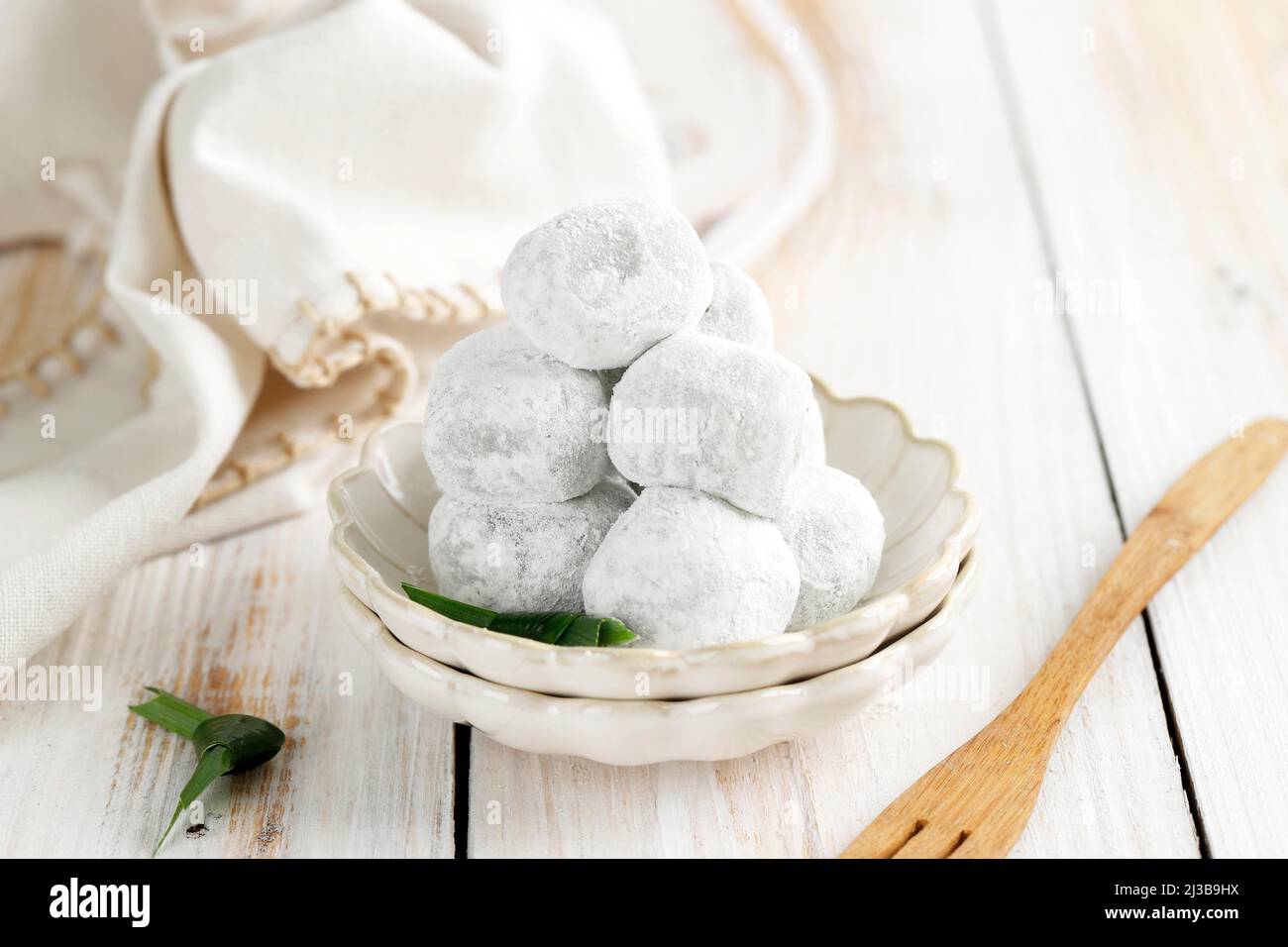 Japanese Traditional Dessert Snack, Red Bean Mochi, Sticky Rice Cake ...