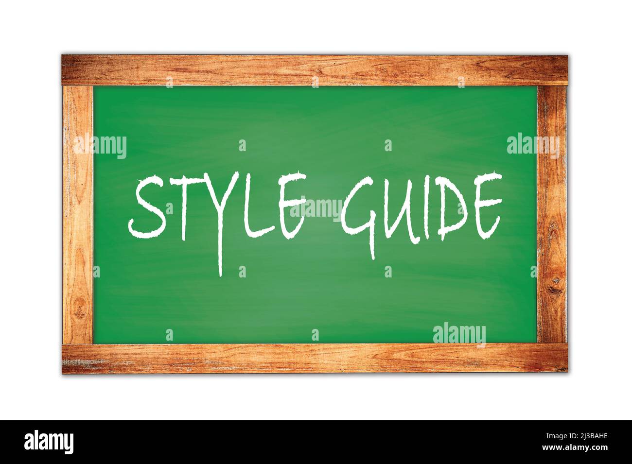 Style guide text written hi-res stock photography and images - Alamy