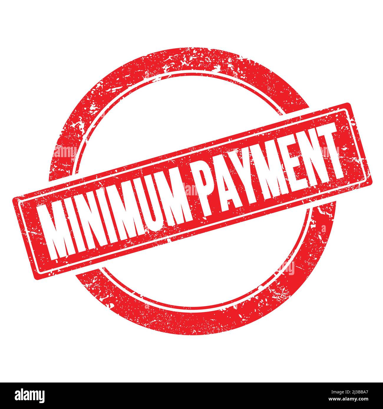 Minimum payment stamp hi-res stock photography and images - Alamy