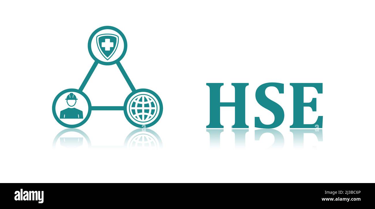 Illustration of a hse concept Stock Photo - Alamy