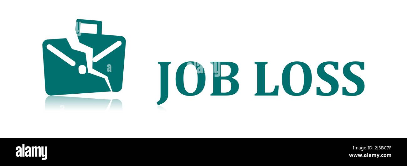 Illustration of a job loss concept Stock Photo - Alamy