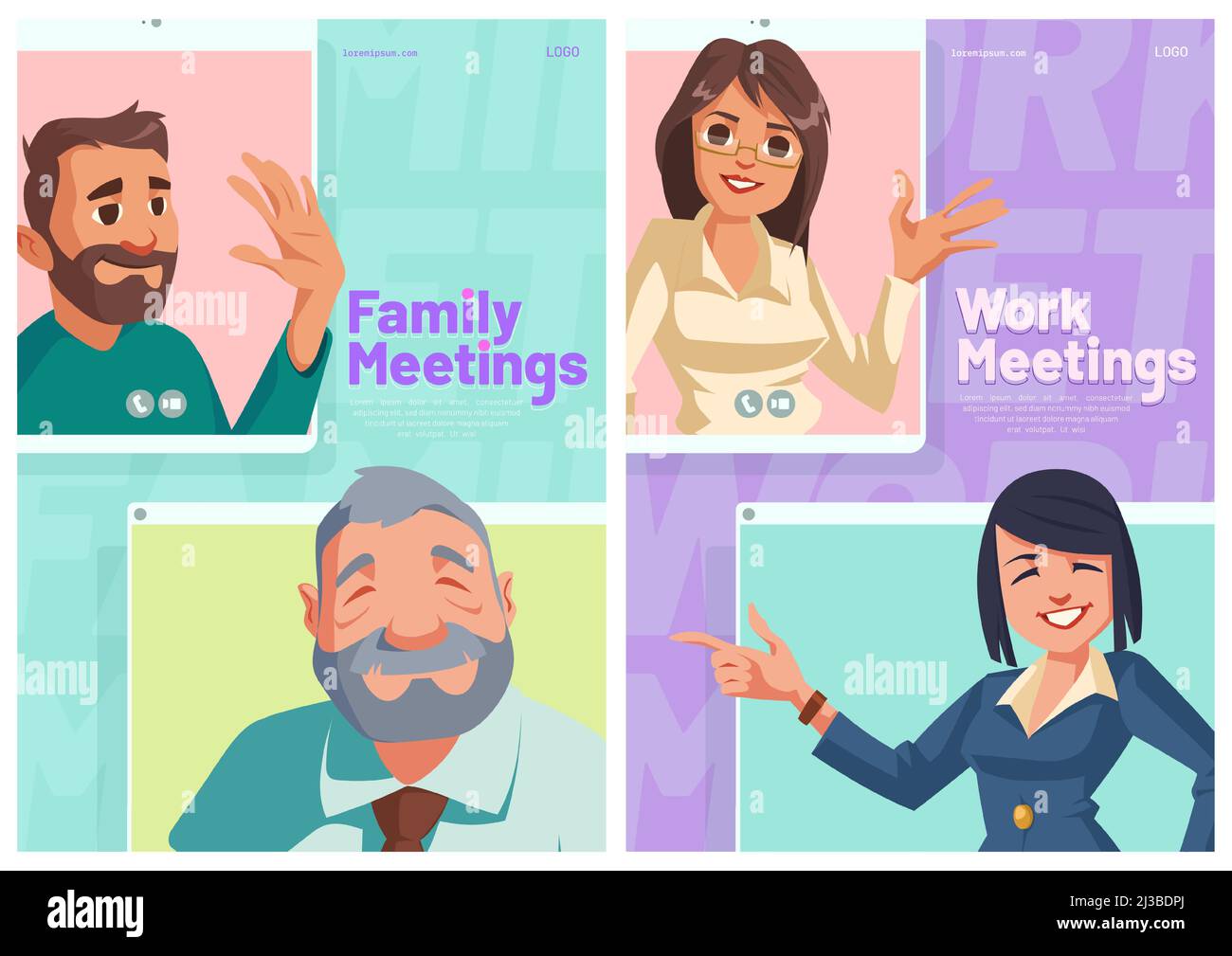 Man video camera family Stock Vector Images - Alamy