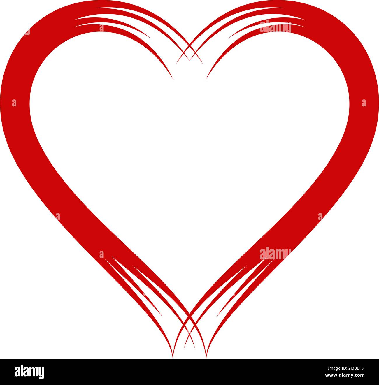 Red Heart Abstract Background