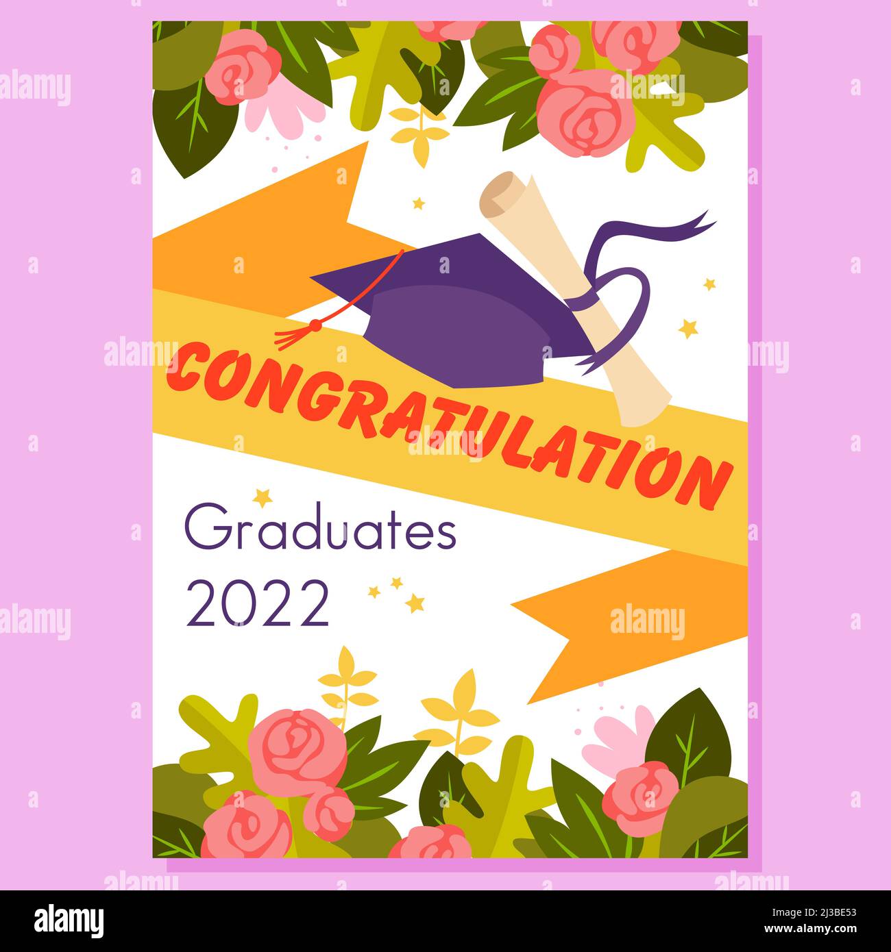 Congratulations graduation at university or college Stock Vector Image ...